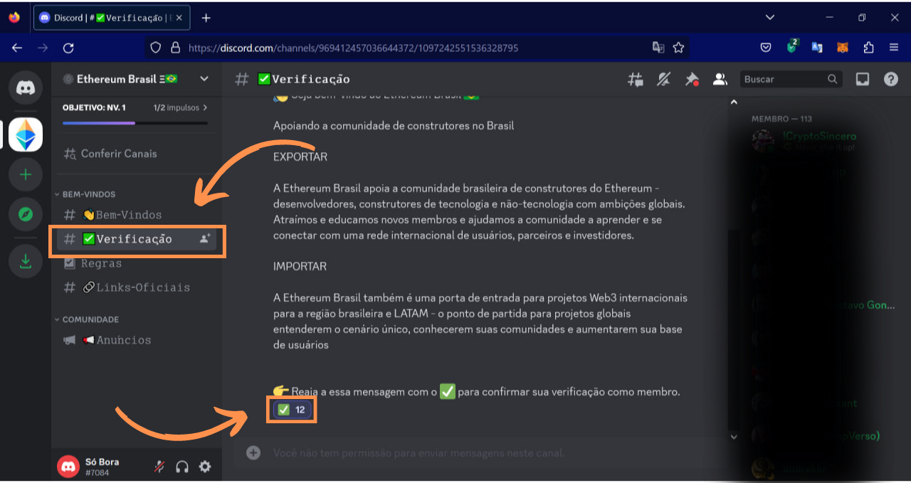 Aprenda como fazer parte do Discord da Ethereum Brasil — Ethereum Brasil