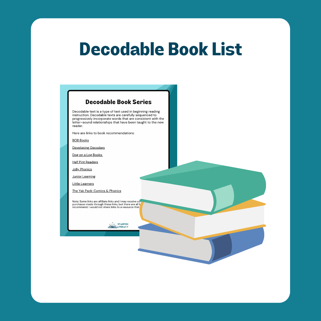 Decodable Book List — Starfish Literacy
