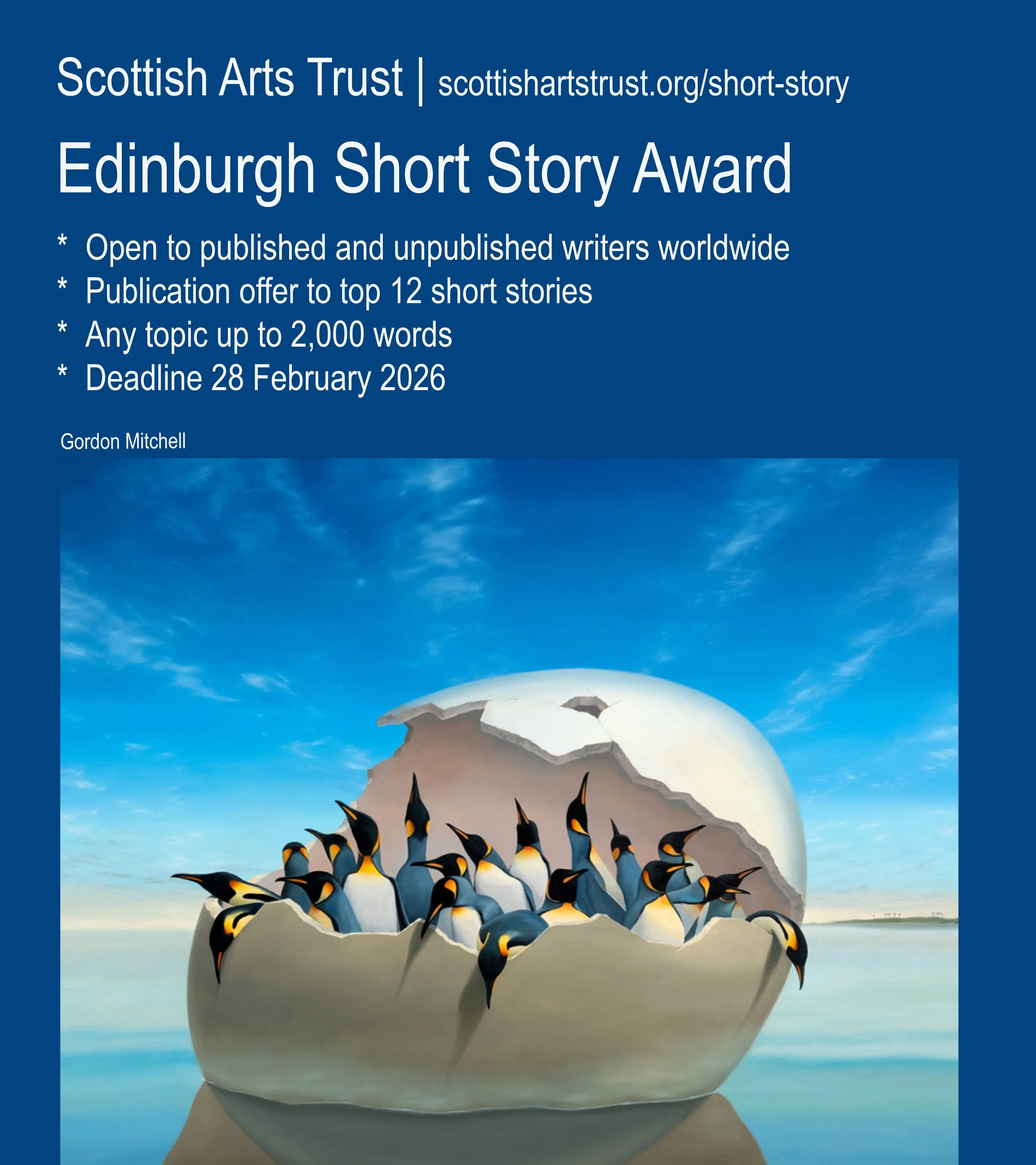 Edinburgh Writing Awards — Scottish Arts Trust