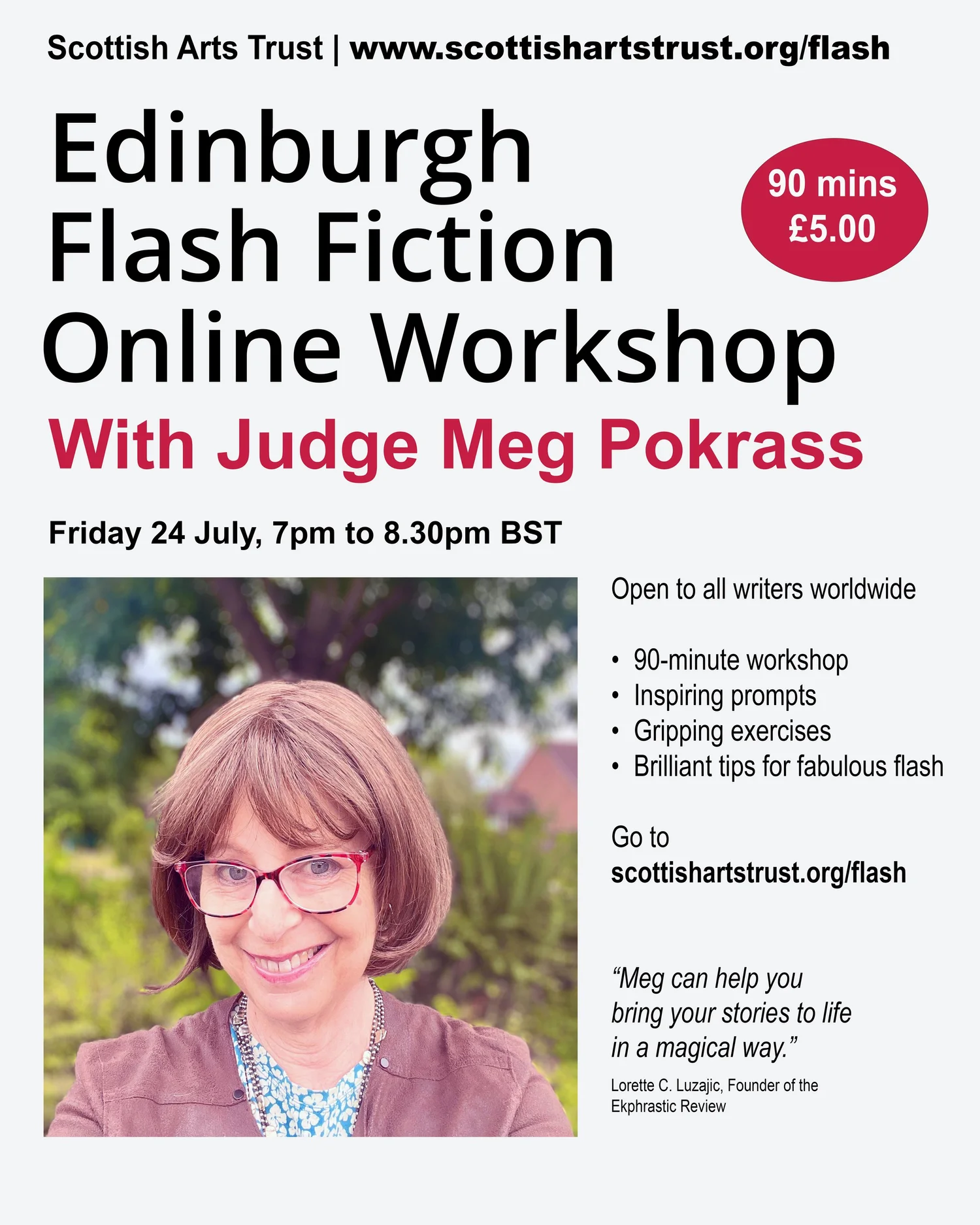 Edinburgh Award for Flash Fiction — Scottish Arts Trust