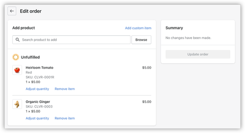 Can I edit the order after it's been placed in Shopify? — Cleverific