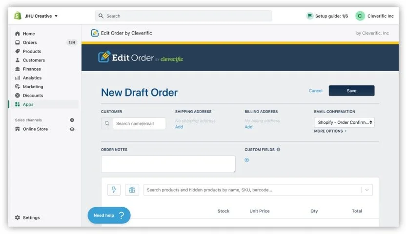 What are draft orders on Shopify and how to use them — Cleverific