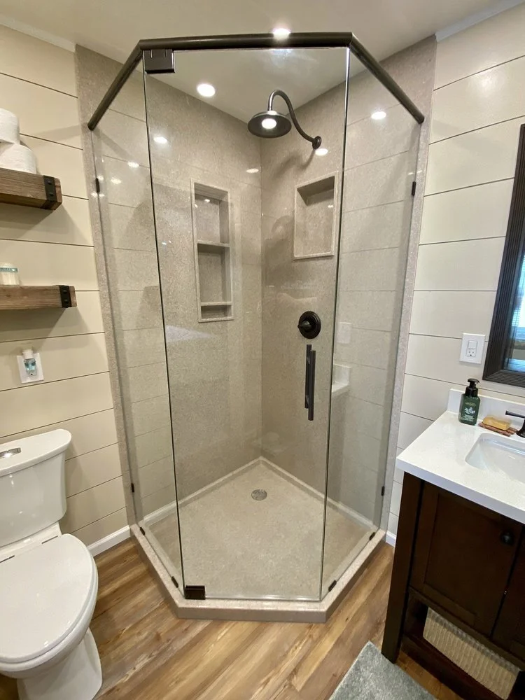 Neo Angle Shower Design Tips — The Shower Door Place | Custom Frameless Shower Doors