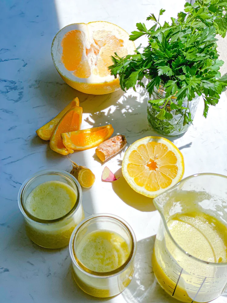 Easy Homemade Immunity Shots with Turmeric and Ginger | Cathleen Crobons