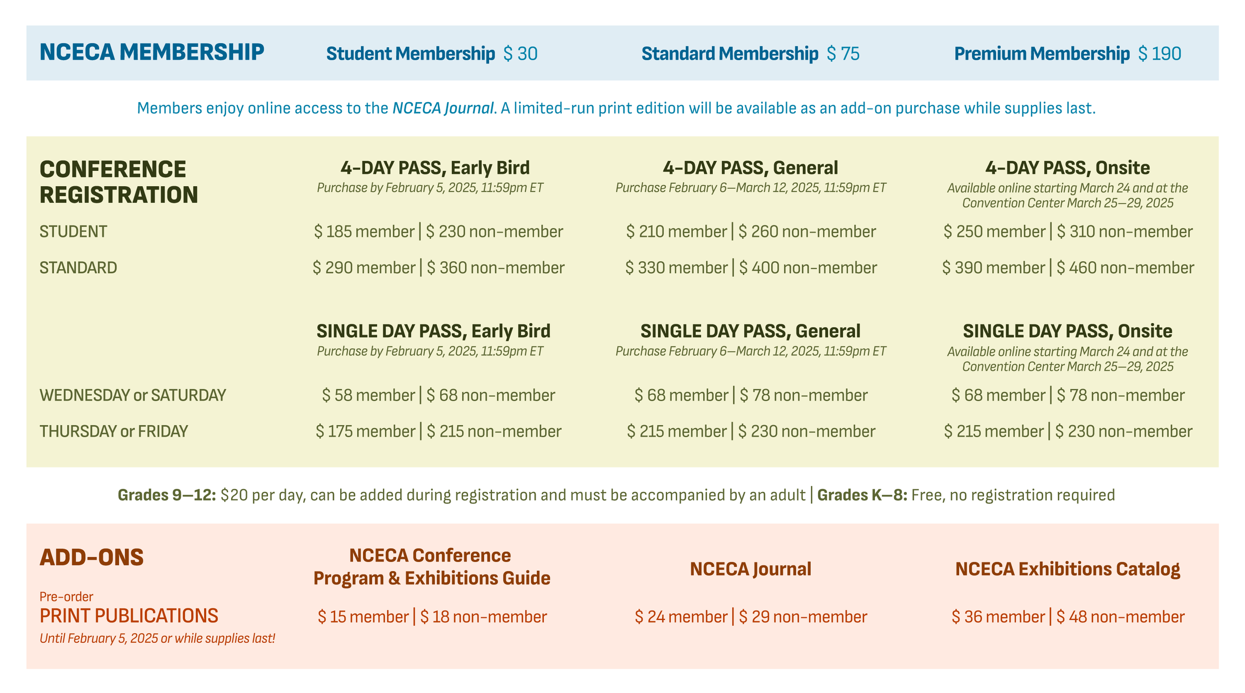 2025 Conference Information and Registration — NCECA