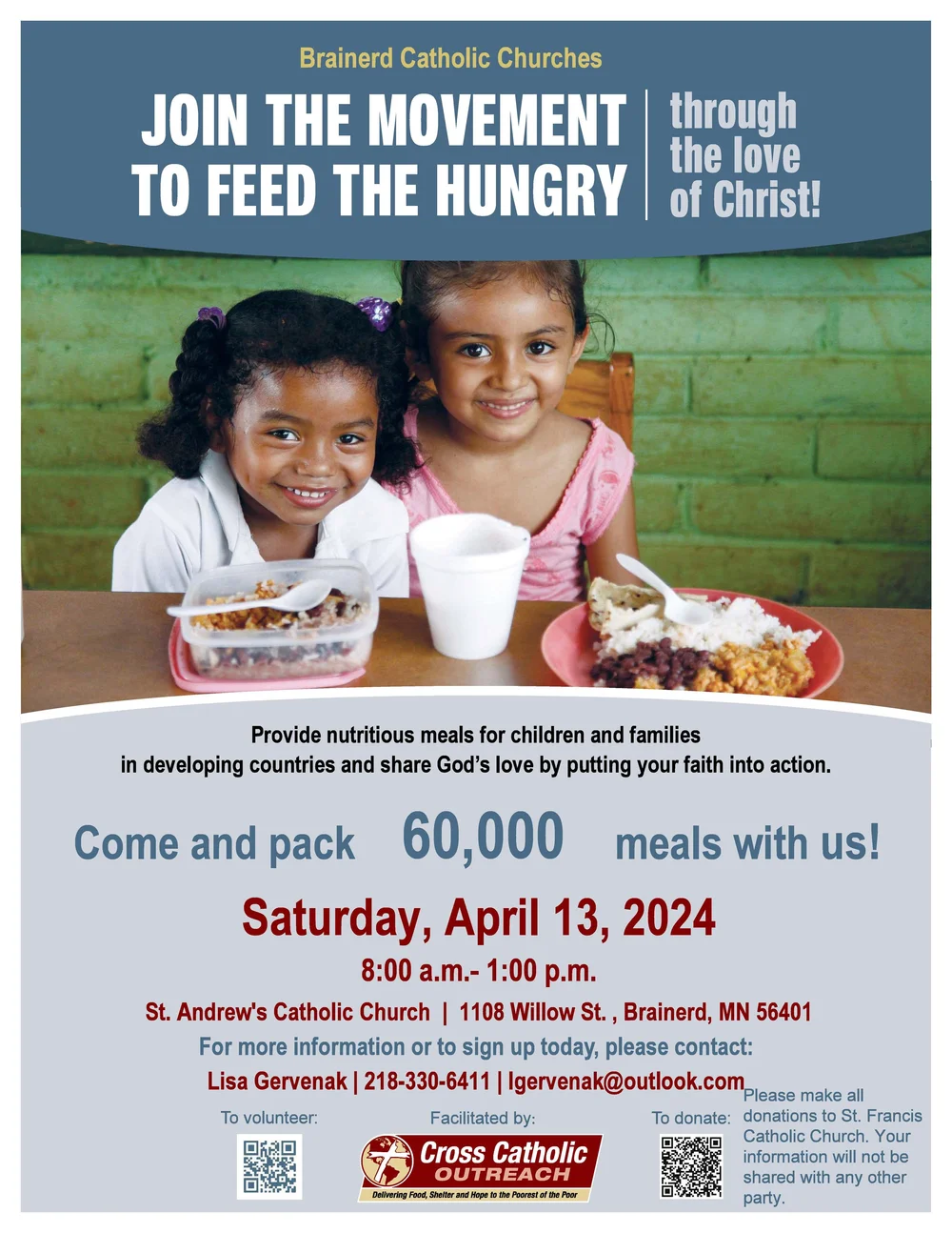 Cross Catholic Food Packing — Brainerd Catholic