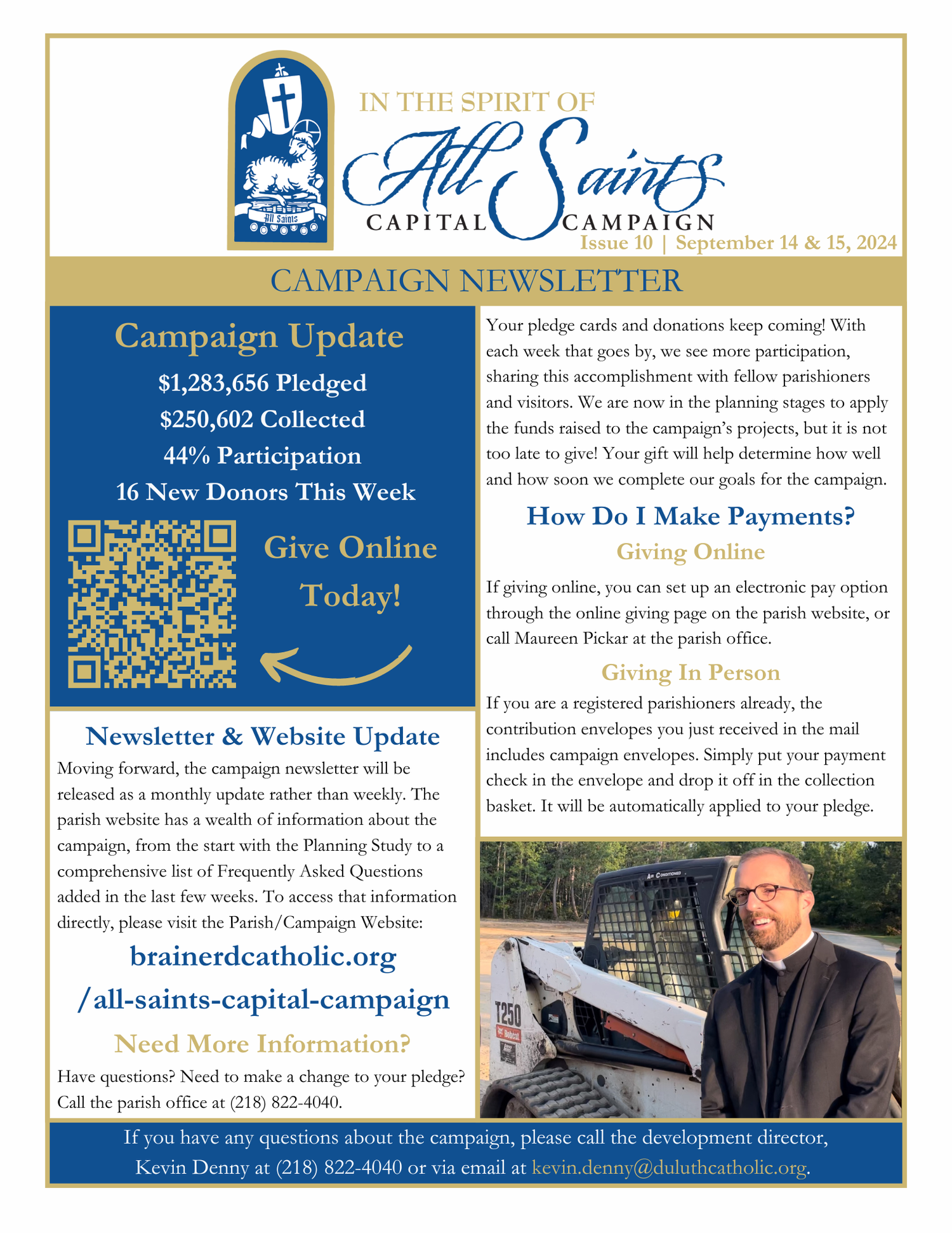 All Saints Capital Campaign: Issue 10 — Brainerd Catholic