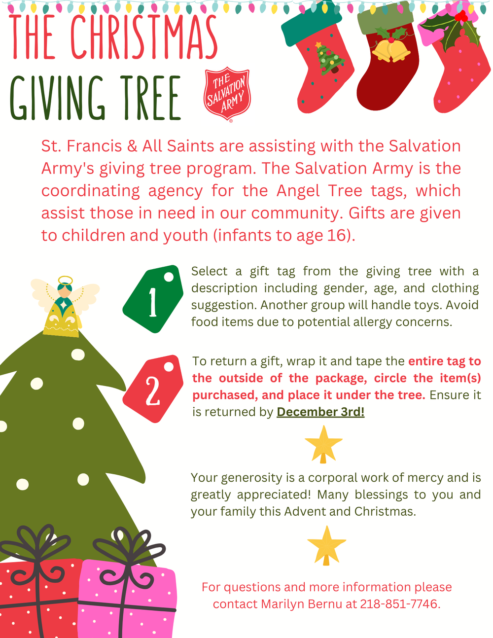 The Christmas Giving Tree — Brainerd Catholic