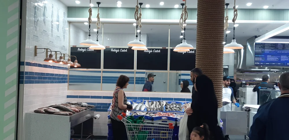 Mina Bay seafood, Bass Hill Plaza NSW — FORM interior design