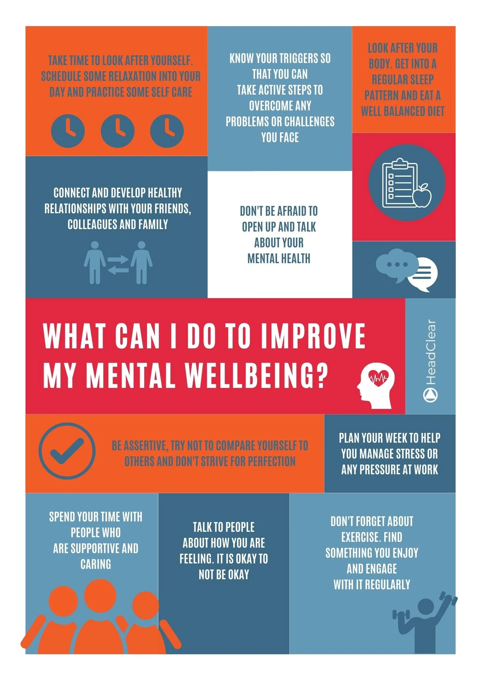 Mental Health Infographics — HeadClear