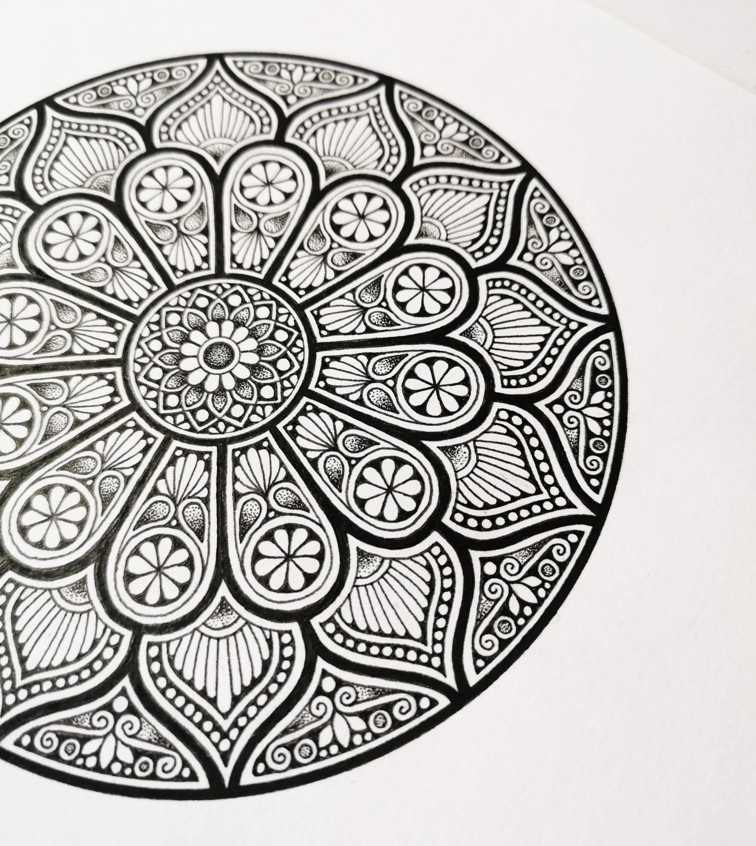 Floral A4 Mandala — rob.c.art