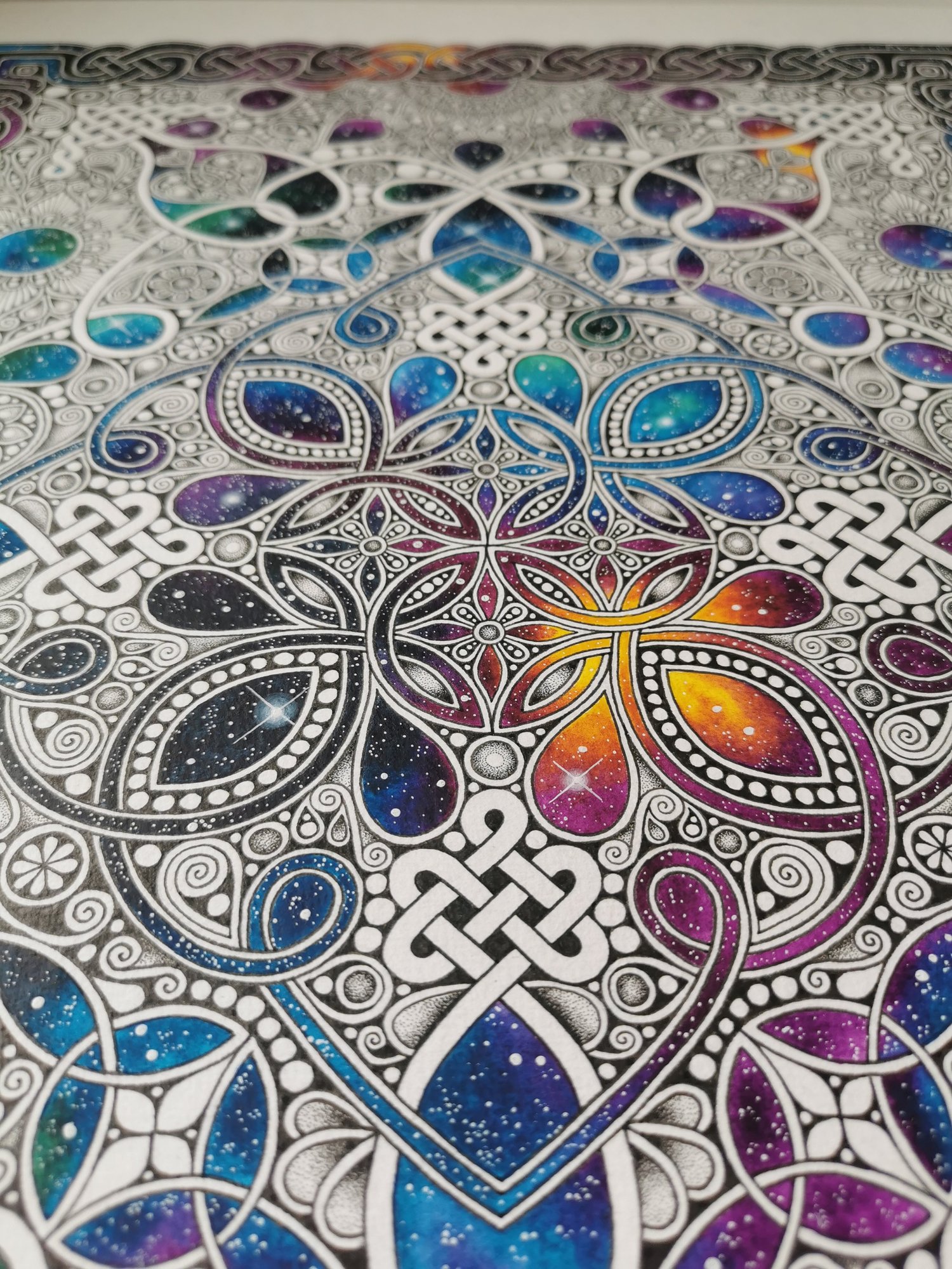Mushroom Mandala Poster — rob.c.art