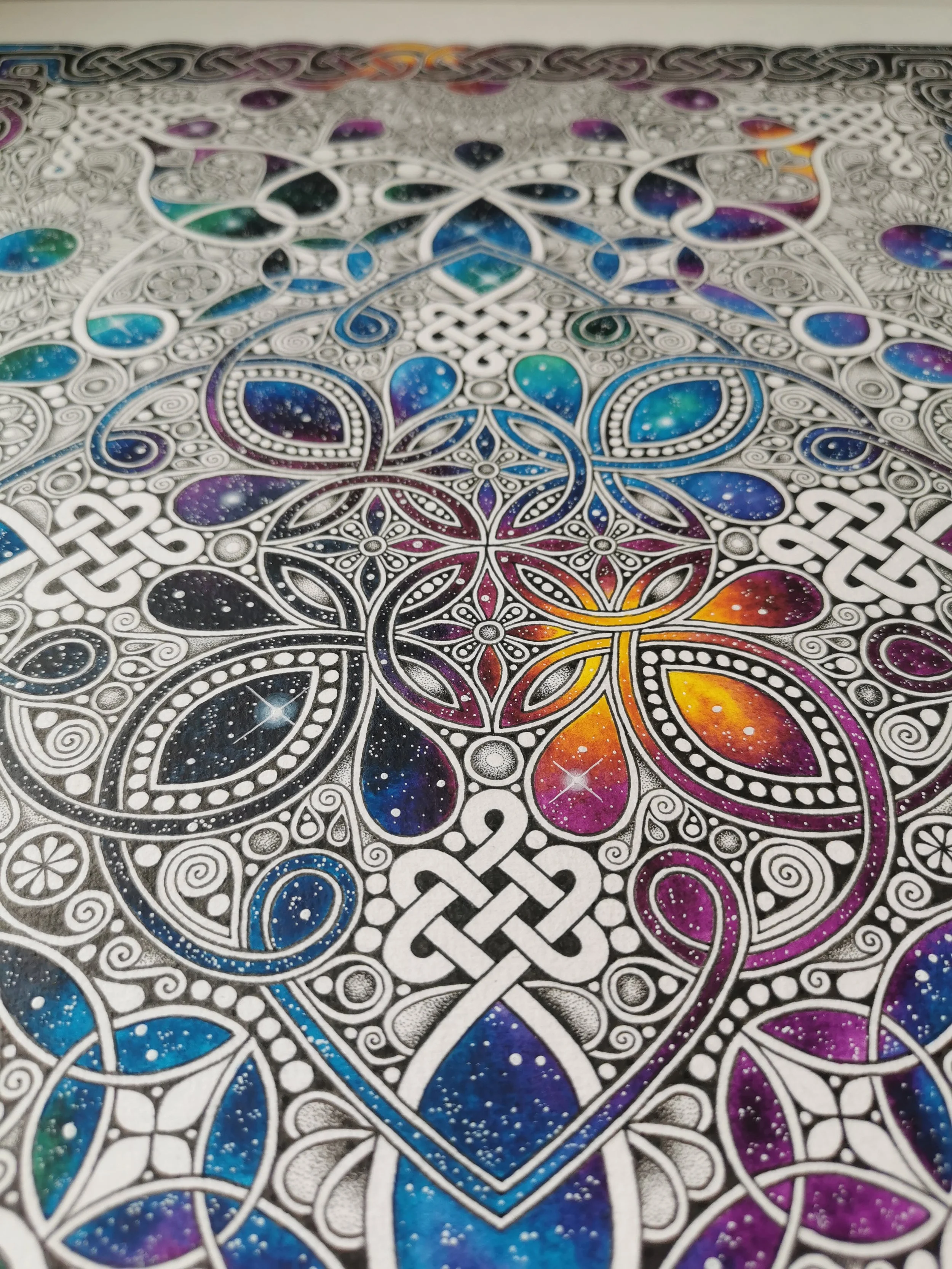 Mushroom Mandala Poster — rob.c.art