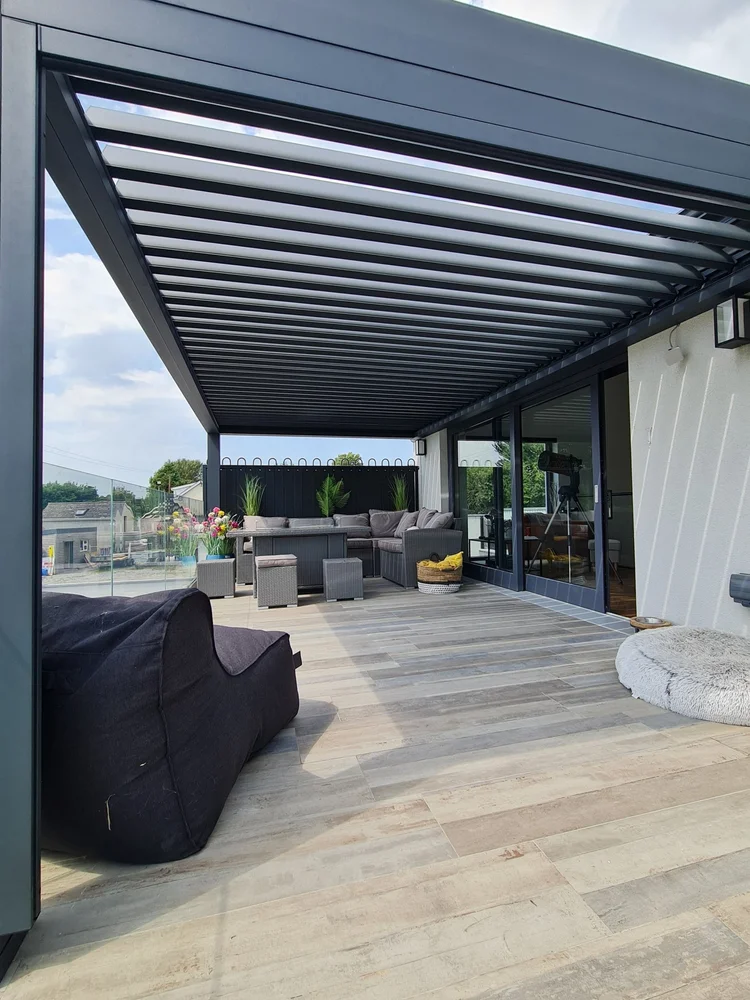 Bioclimatic Pergolas in Ireland - Glass Walls and Doors Ltd