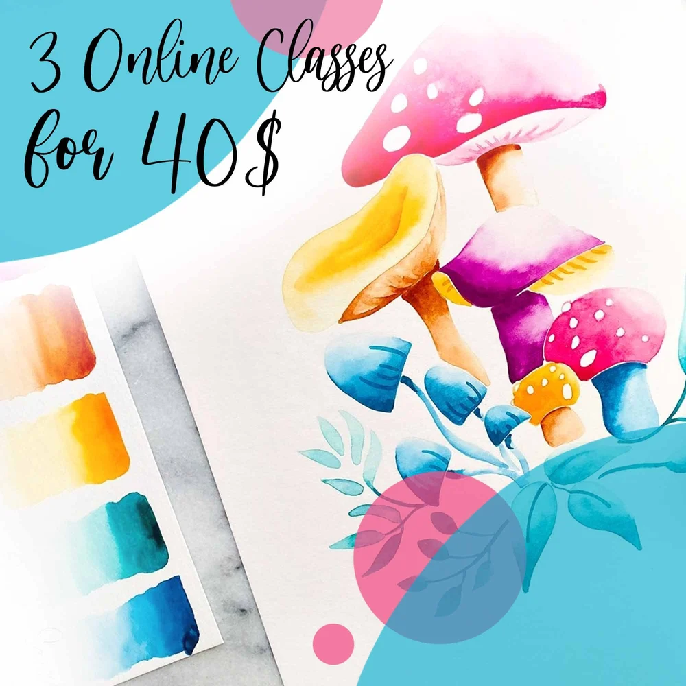 Online Watercolor Classes | Pop Pigments Watercolors — Pop Pigments