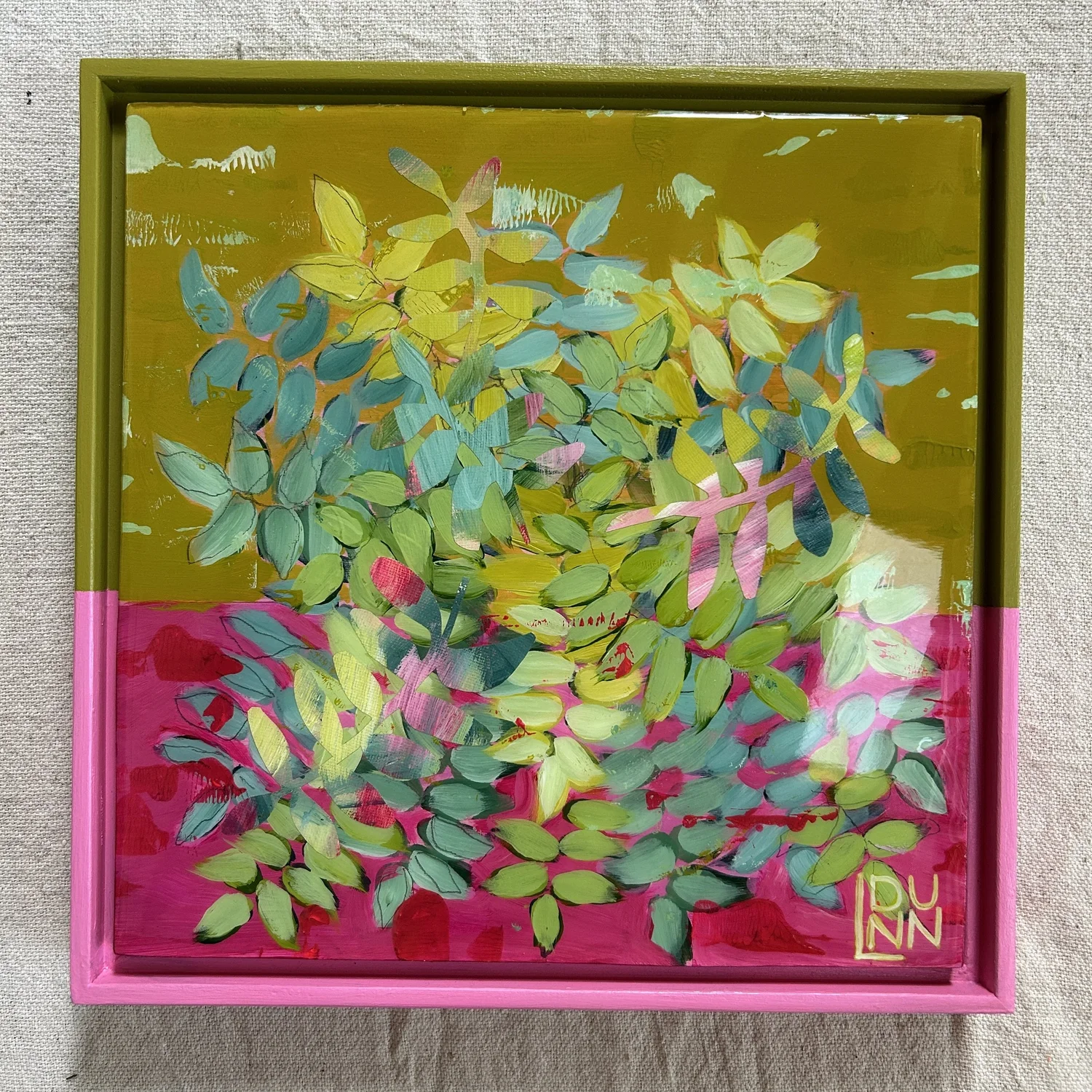 Bold Bloom and Abstract foliage painting | In Bloom — Mac + Lucille