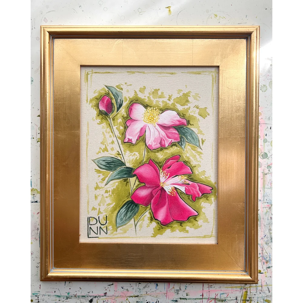 Bold Bloom and Abstract foliage painting | In Bloom — Mac + Lucille
