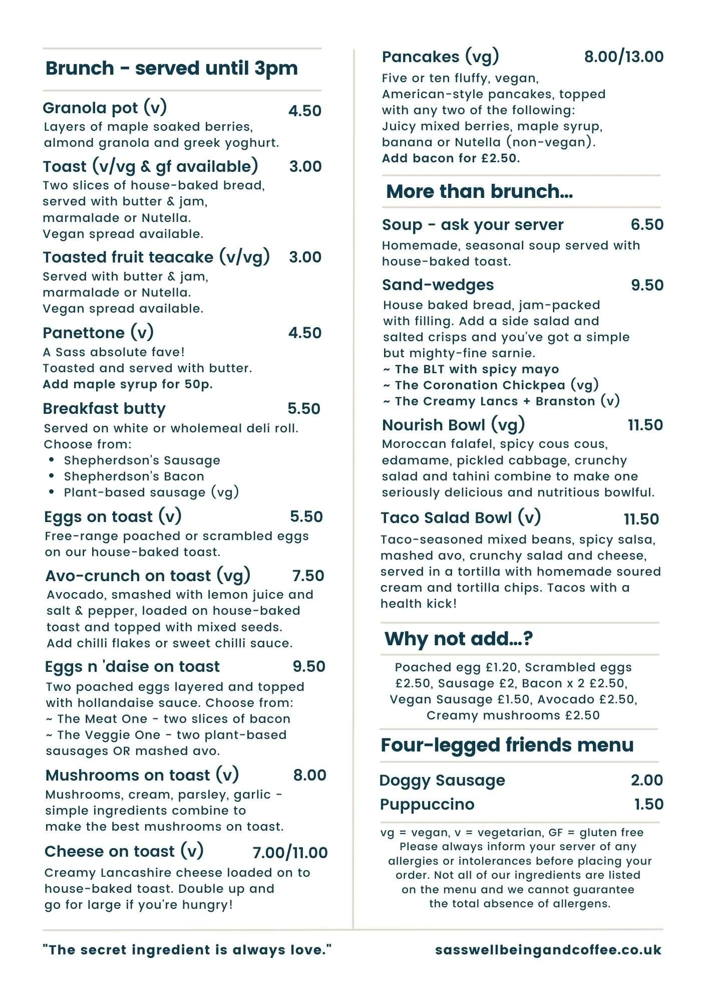 Sass Yoga Wellbeing Studio and Coffee House