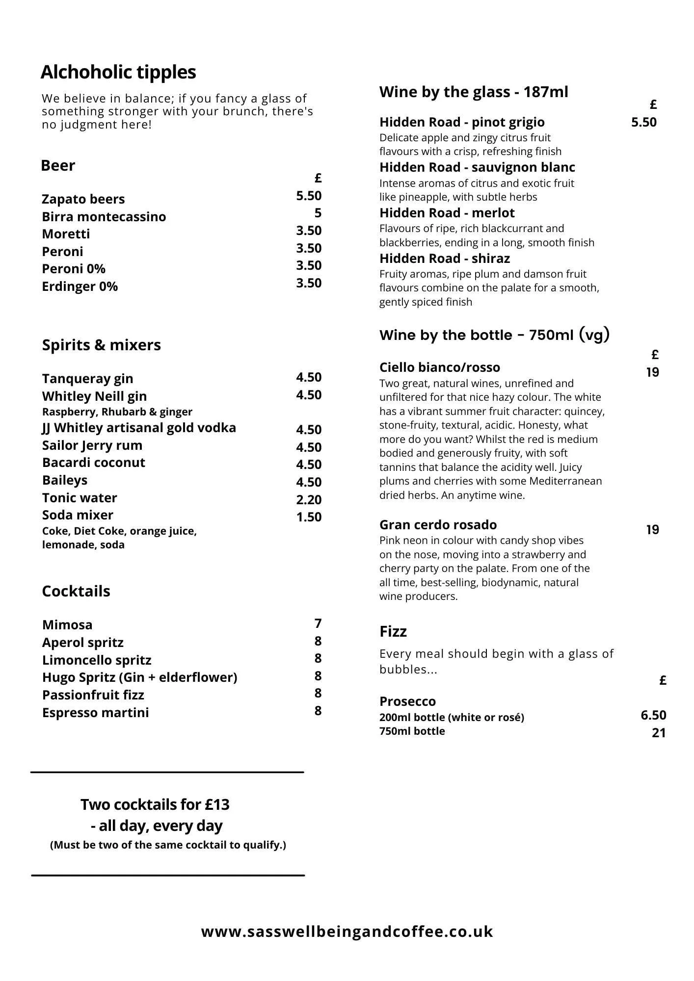 Sass Yoga Wellbeing Studio and Coffee House