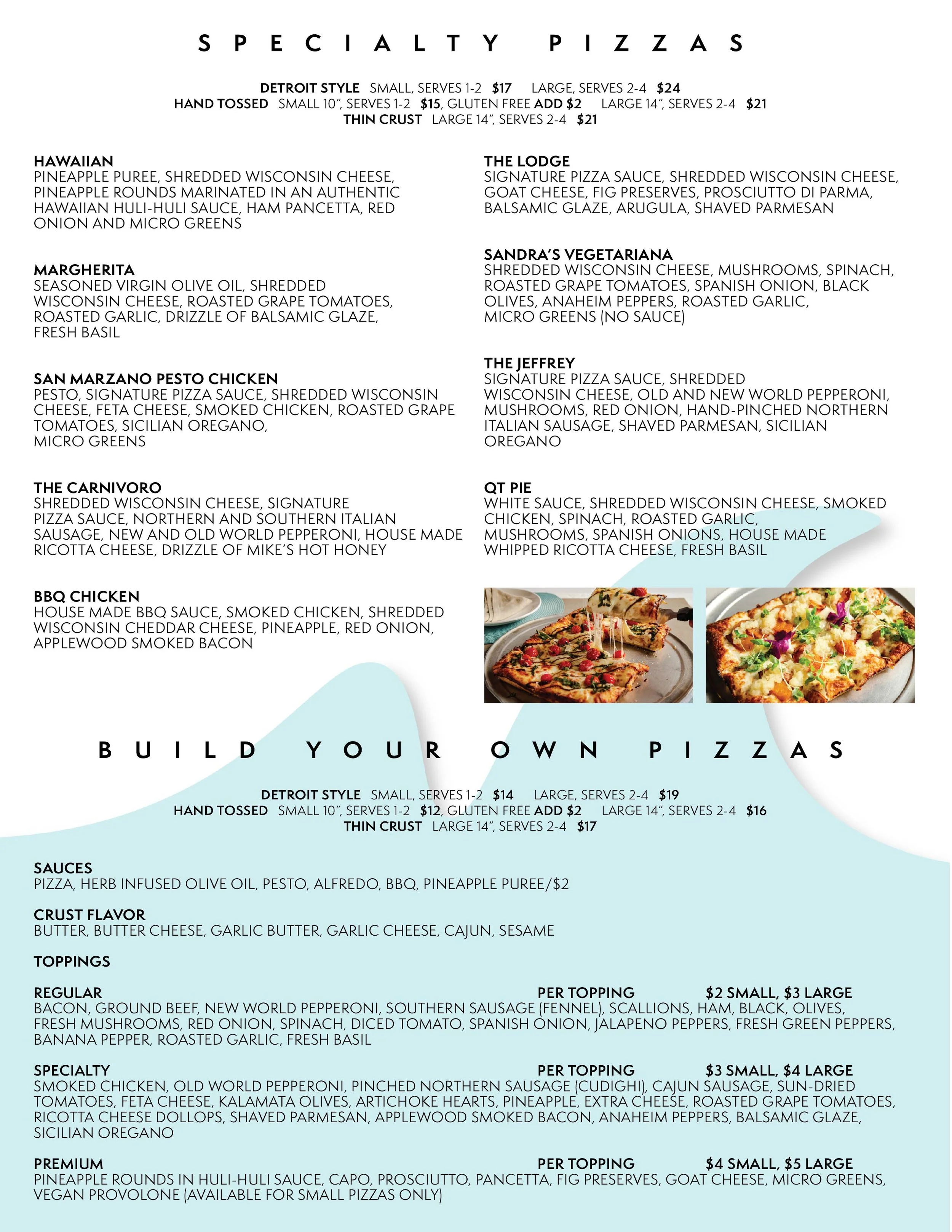 Food — Third Coast Pizzeria