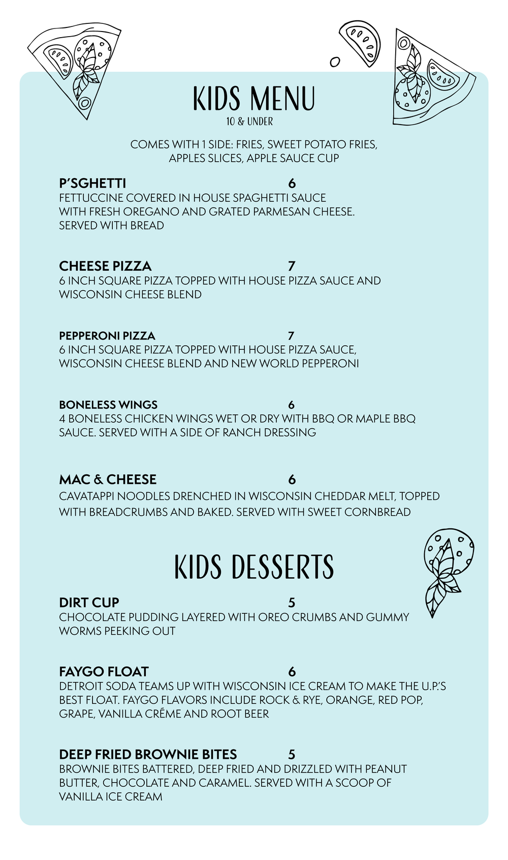 Food — Third Coast Pizzeria