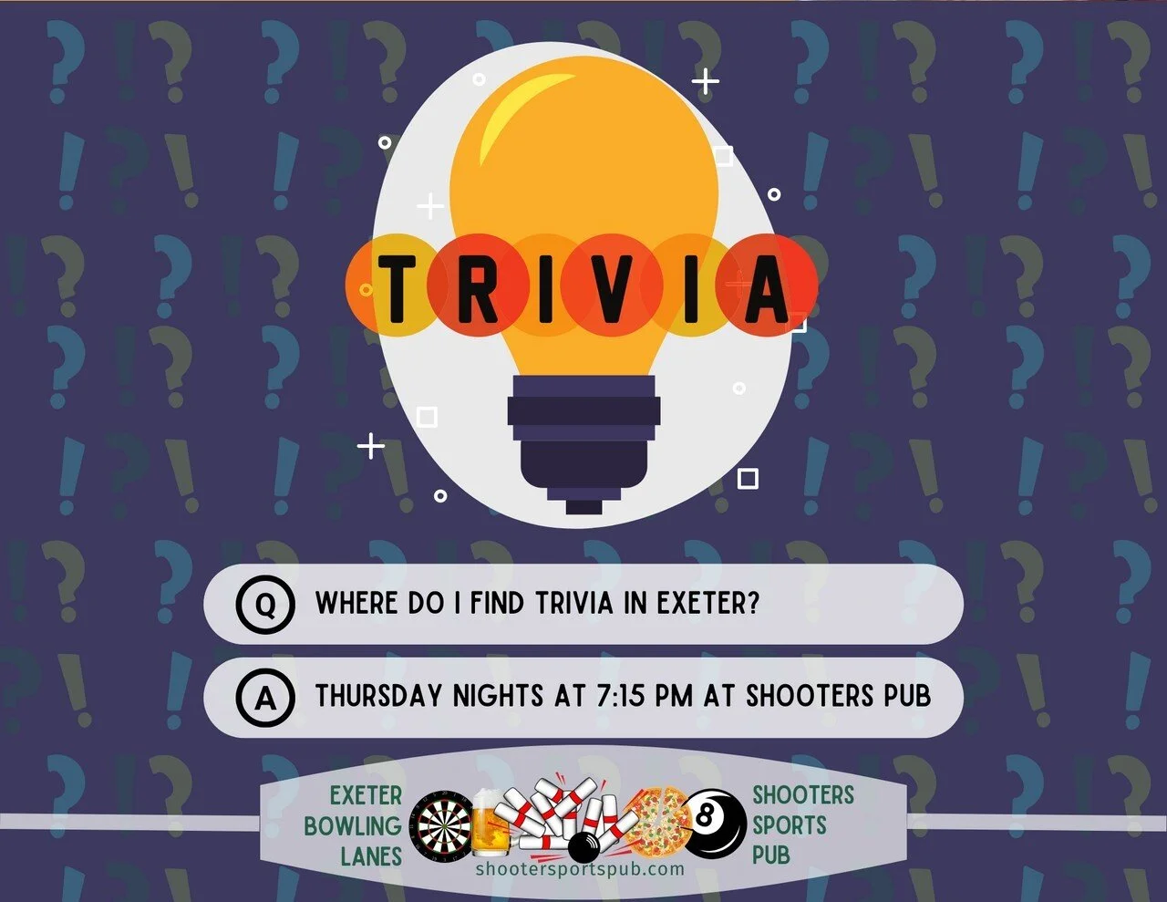 Shooters Sports Pub Exeter Bowling Lanes