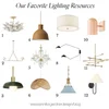 Light Fixture Combos We Love (+ the vendors who can help you get the glow!)