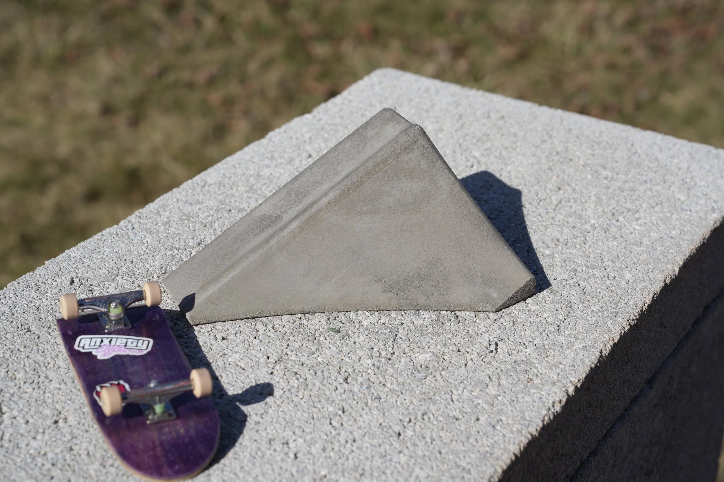 Steep Kicker Ramp with Metal Transition Plate — anxiety offline