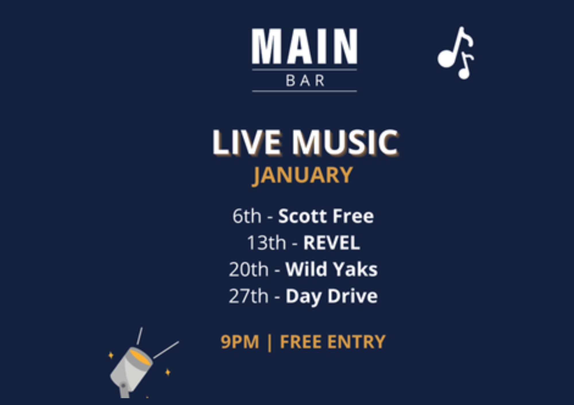 January live music — Hotel Renmark