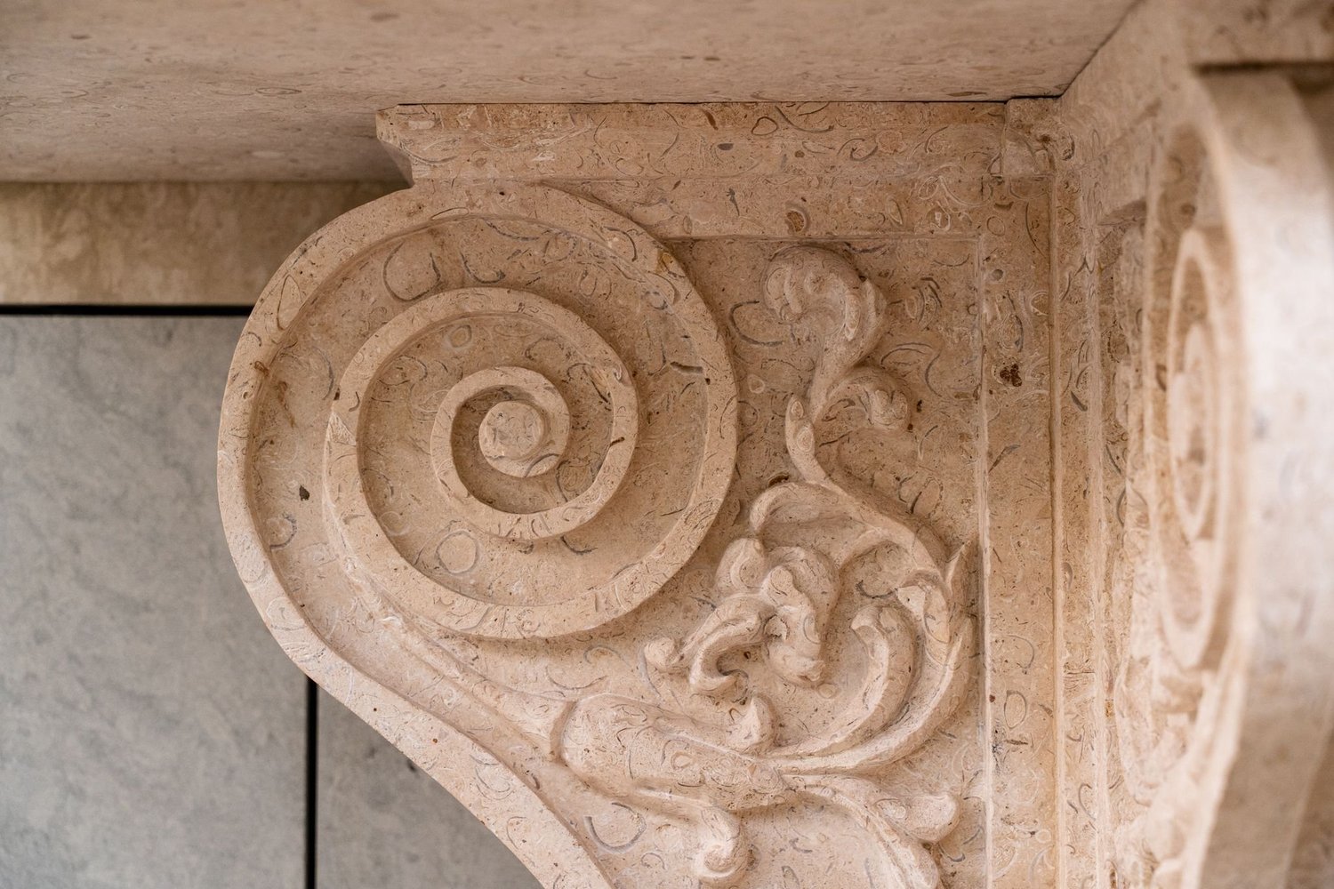 Custom Limestone Elements: Haifa Limestone, West Palm Beach