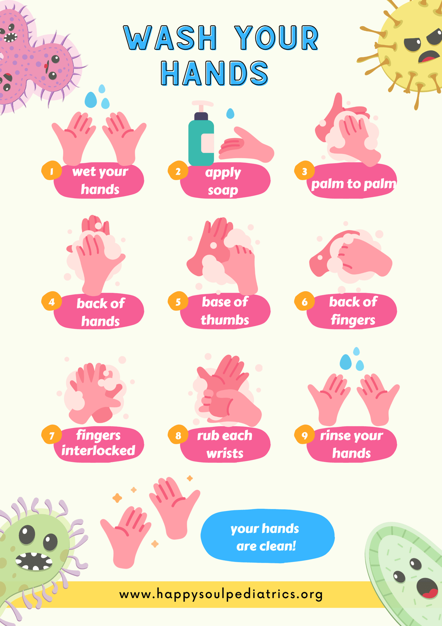 Hand-washing | A Simple Act With Big Results — Happy Soul Pediatrics ...