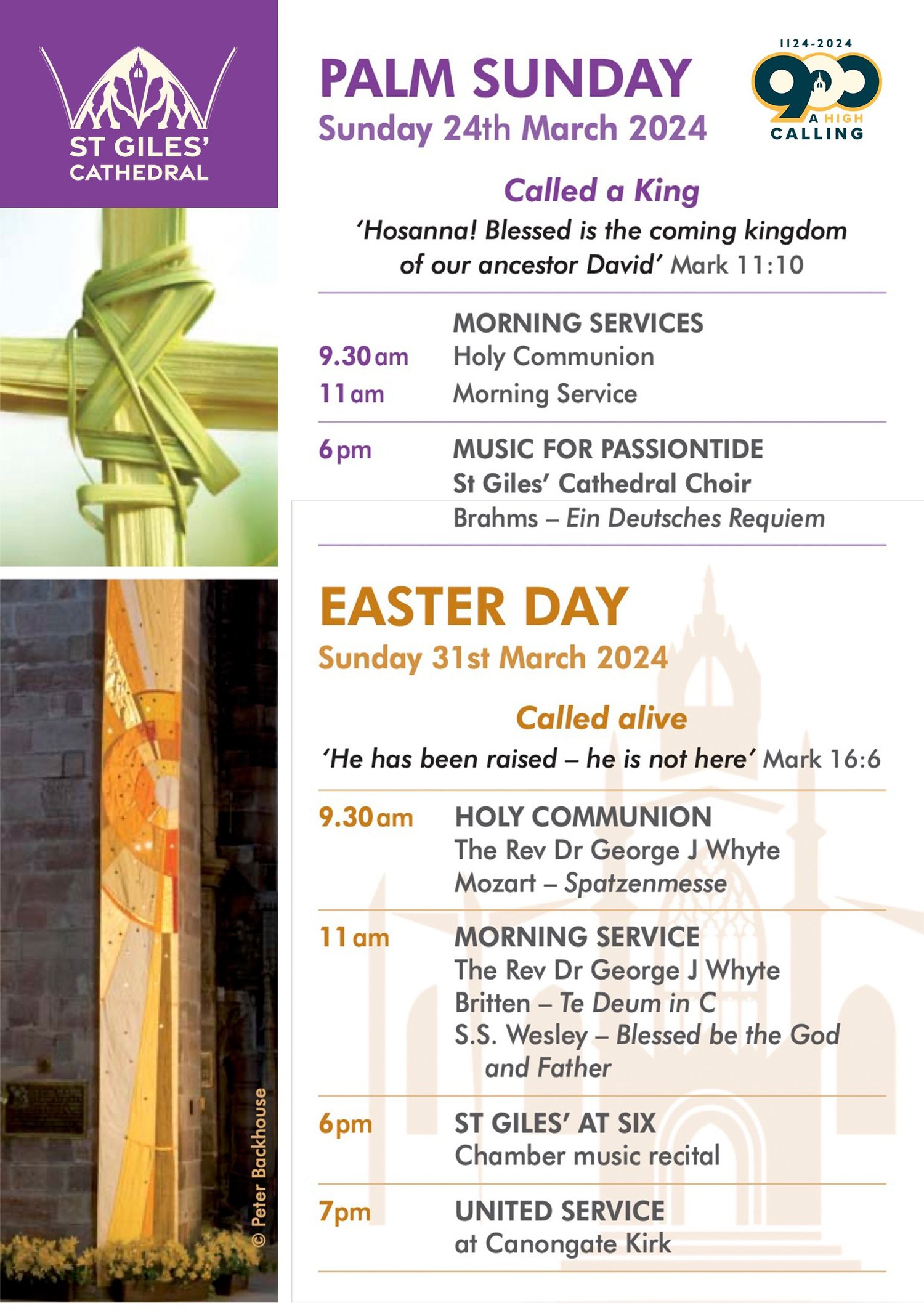 Services — St Giles Cathedral