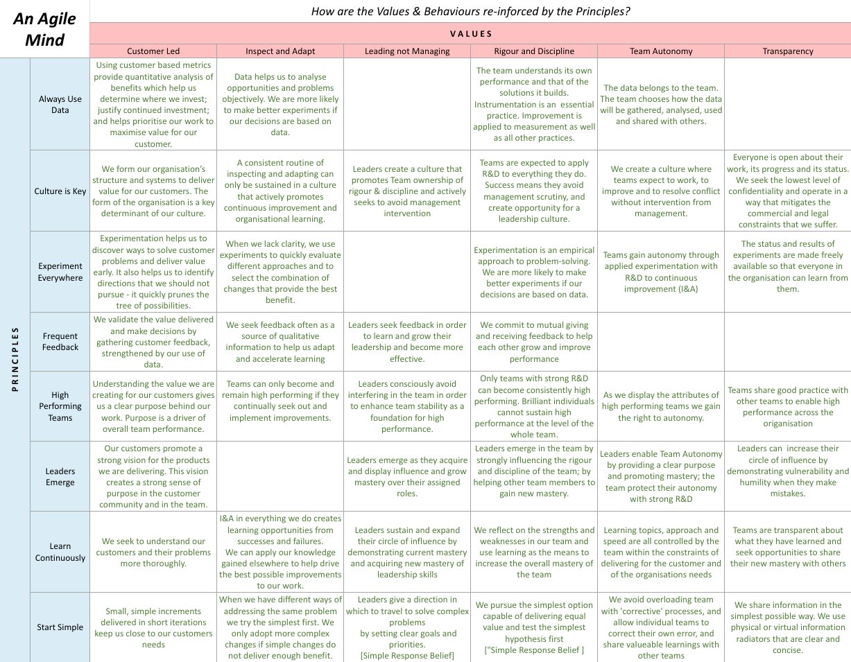 Using Principles to Inspect and Adapt — an Agile Mind