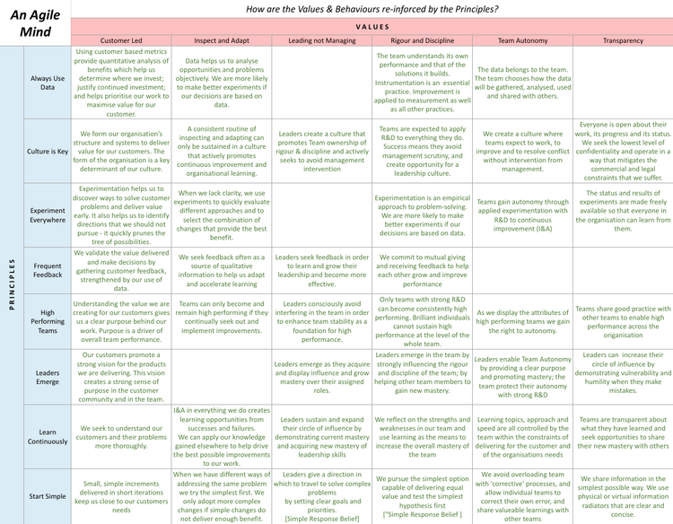Using Principles to Inspect and Adapt — an Agile Mind