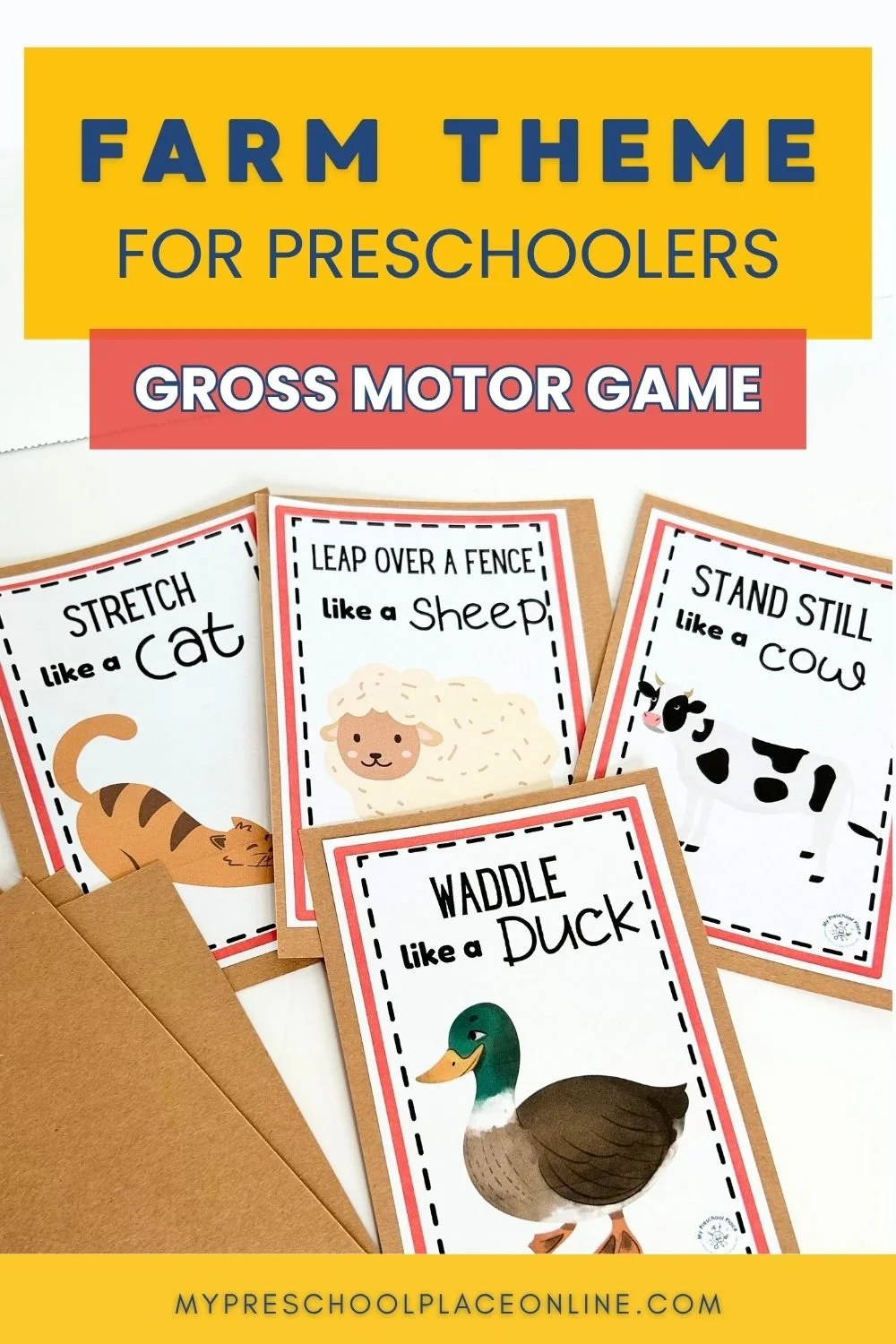 Farm Animal Movement Game — My Preschool Place