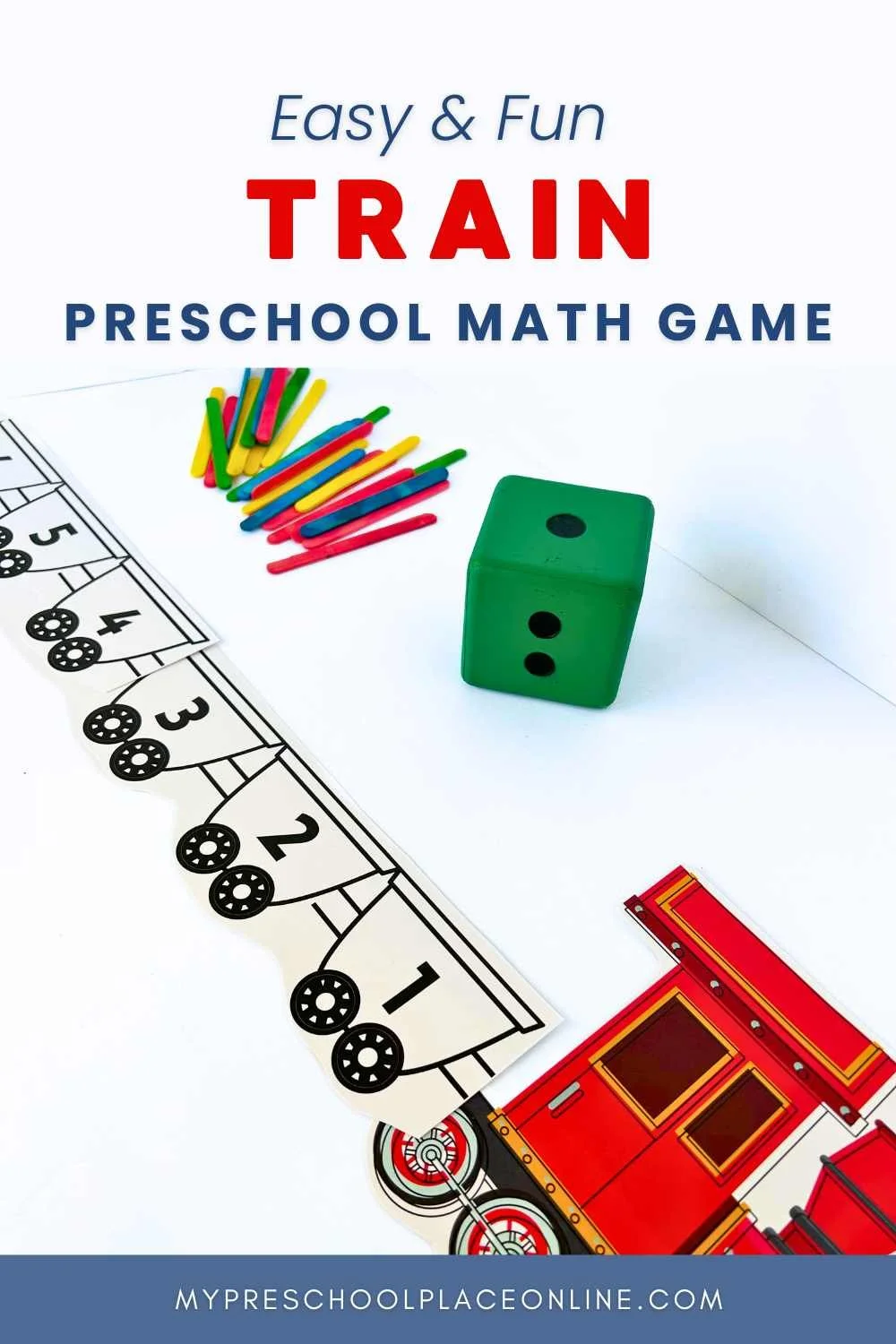 Train Counting Math Activity for Preschoolers [free download] — My ...