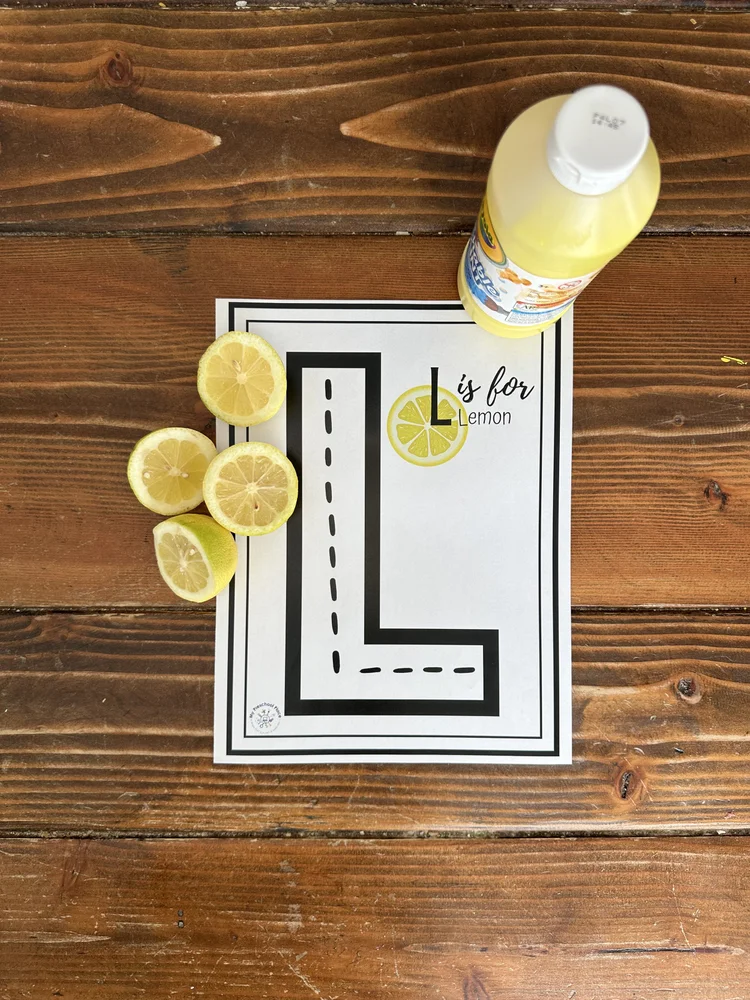 L is for Lemon Activity [free download] — My Preschool Place
