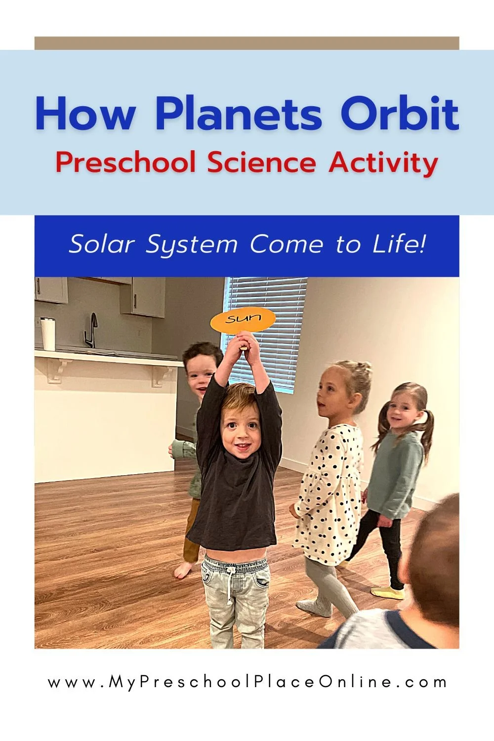 How Planets Orbit Science Activity for Preschoolers — My Preschool Place