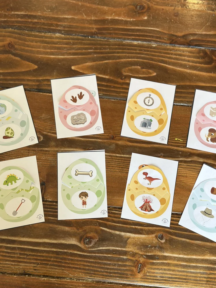 Dinosaur Egg Matching Beginning Sound Game — My Preschool Place