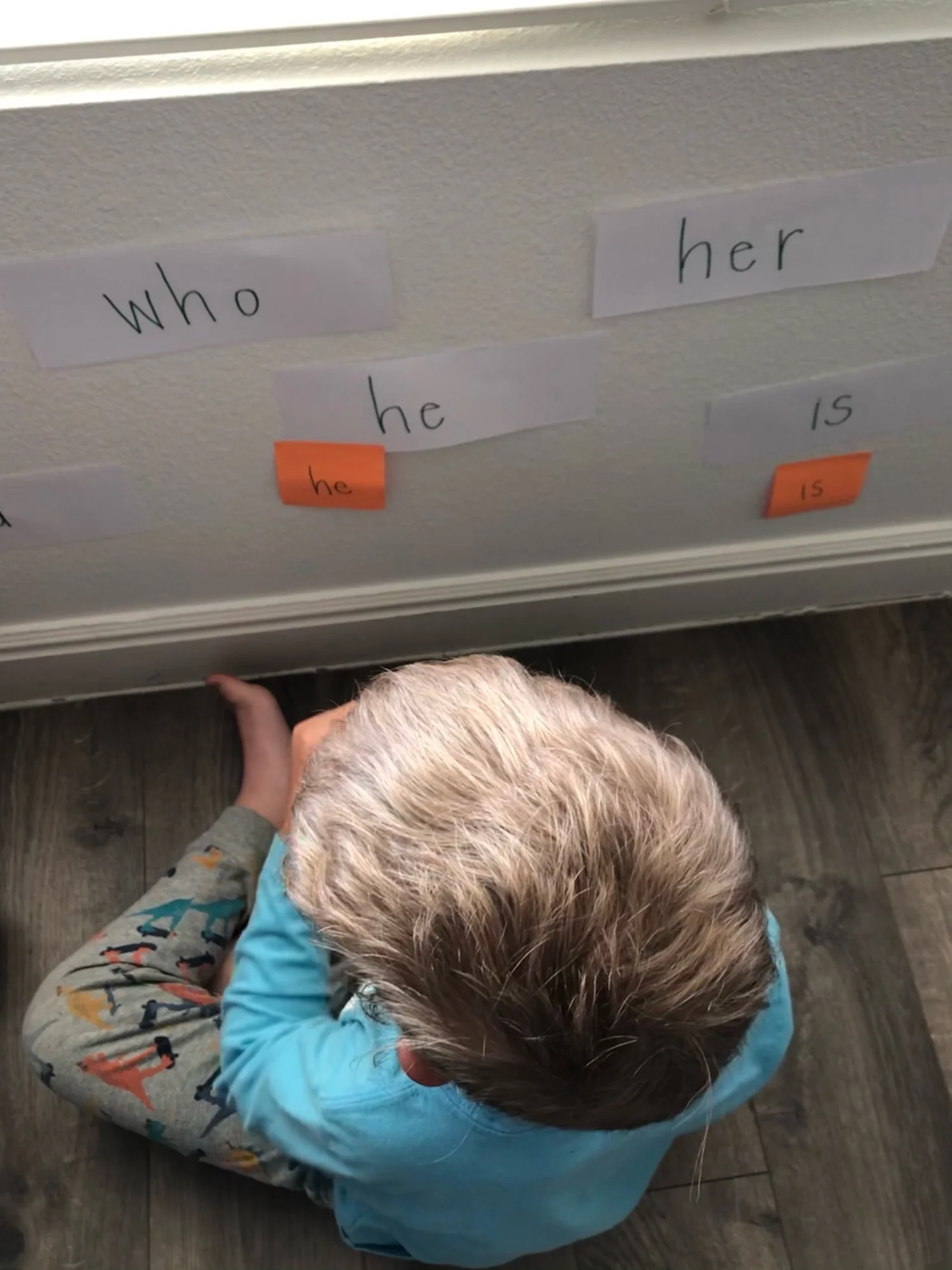 Sight Word Matching Game — My Preschool Place