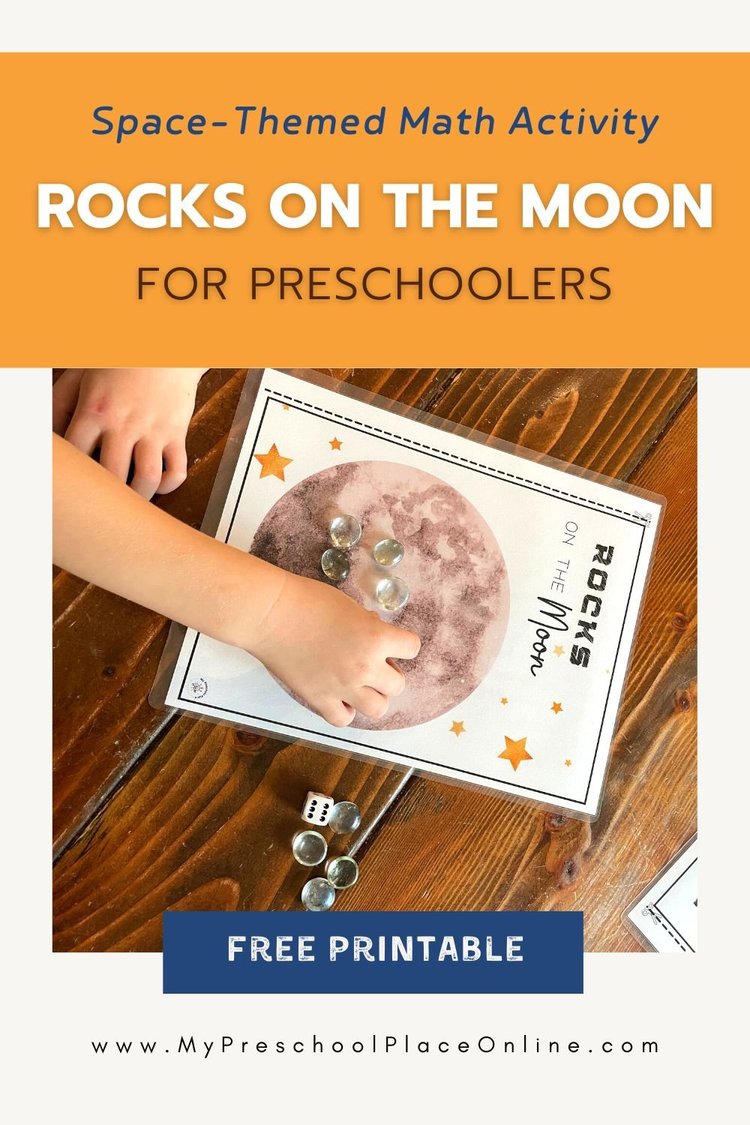 Moon Rock Preschool Math Game and Free Download — My Preschool Place