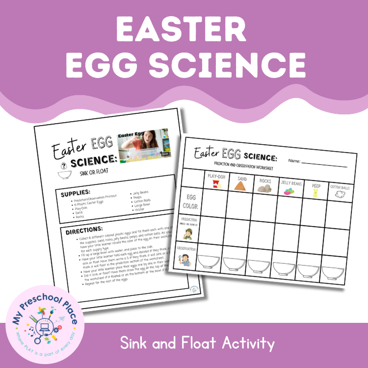 Easter Science Sink or Float STEM Activity Digital Download — My ...