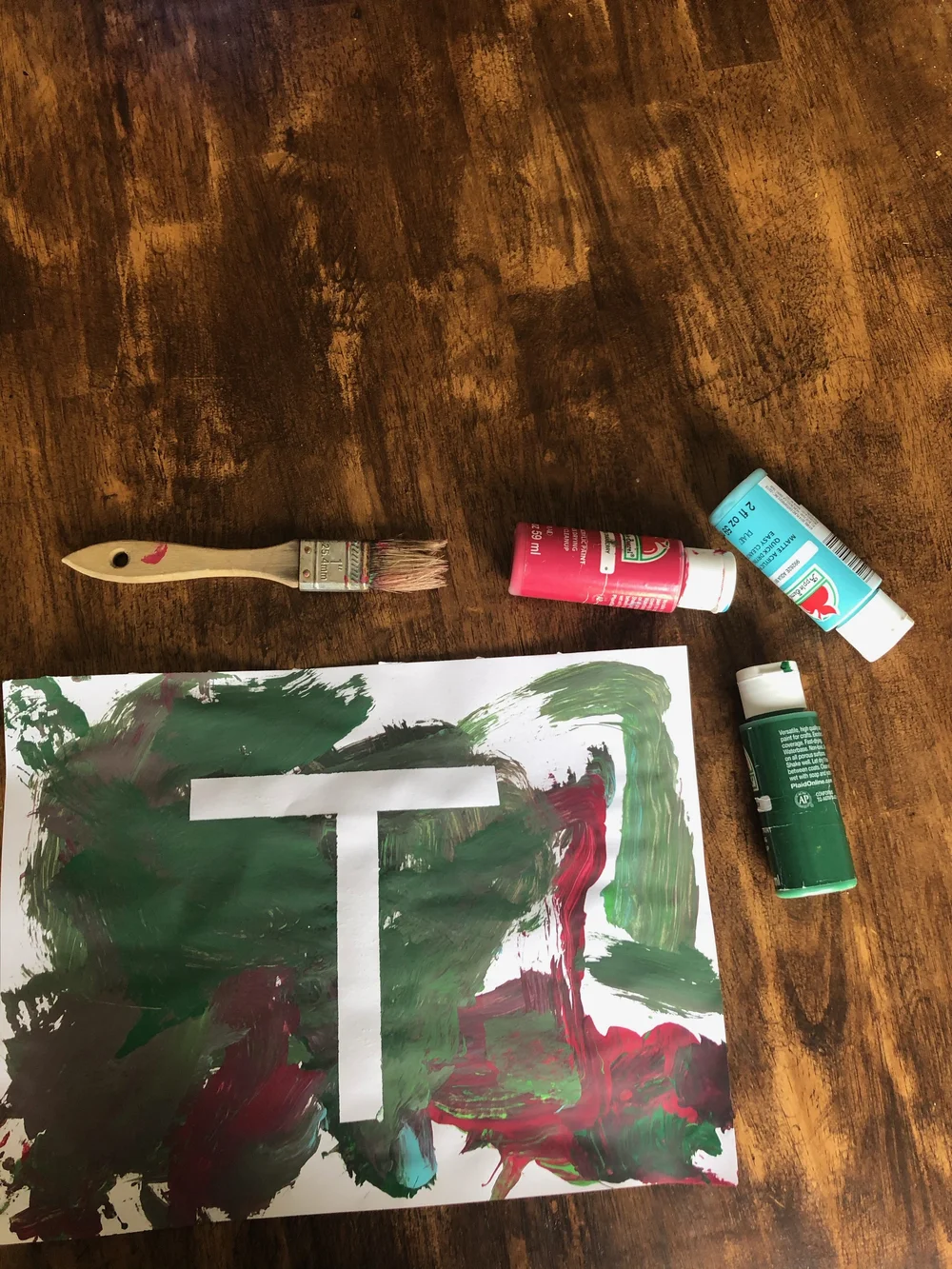 Letter Painting — My Preschool Place