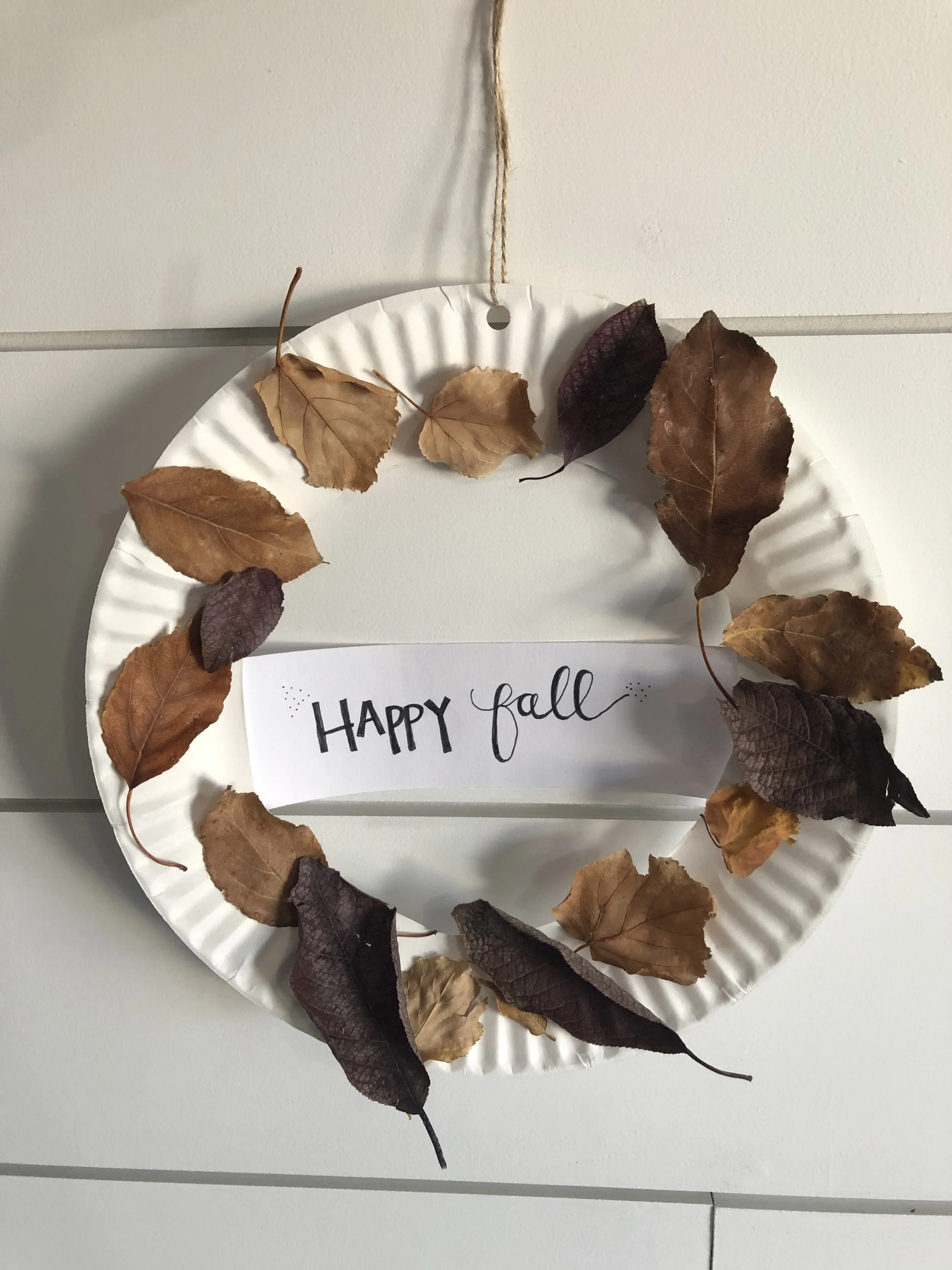 Leaf Wreaths — My Preschool Place