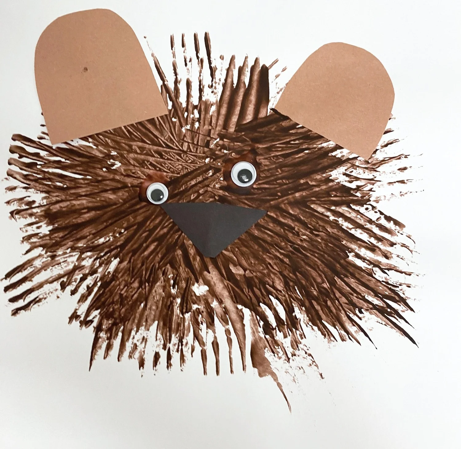 Painting with Forks Process Art — My Preschool Place