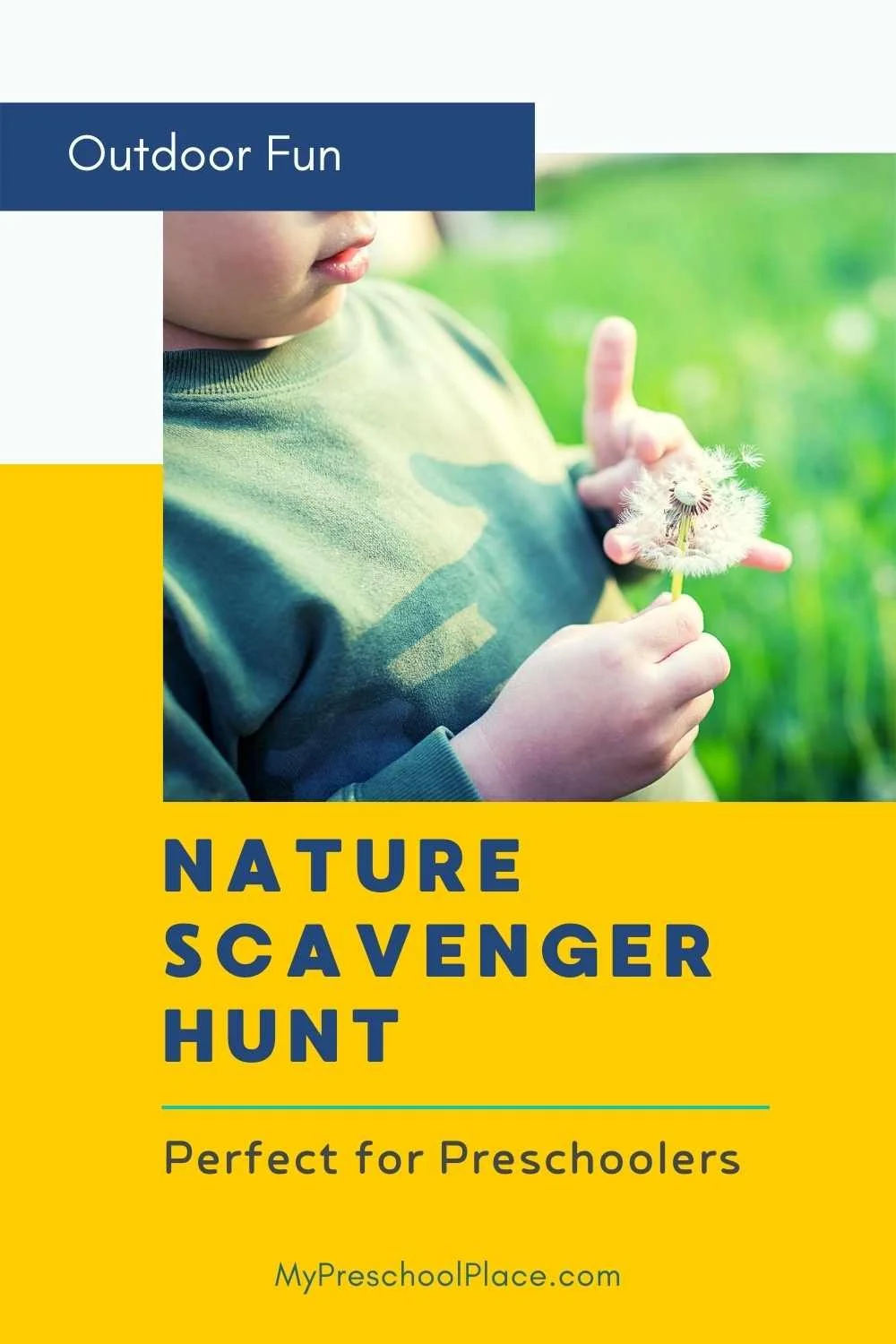 Nature Scavenger Hunt — My Preschool Place