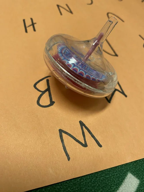 Spin-a-letter Literacy Activity — My Preschool Place