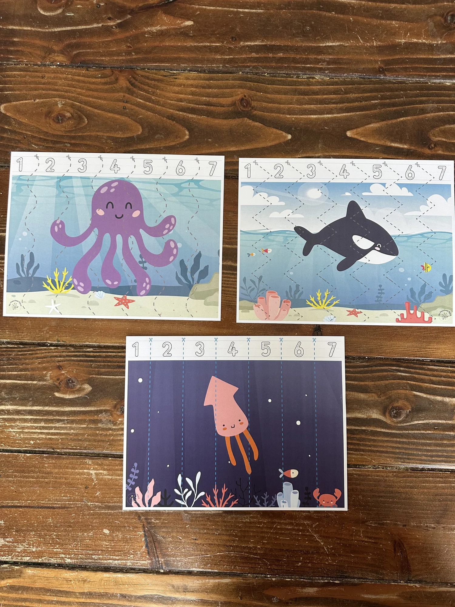 Ocean Math Puzzles — My Preschool Place