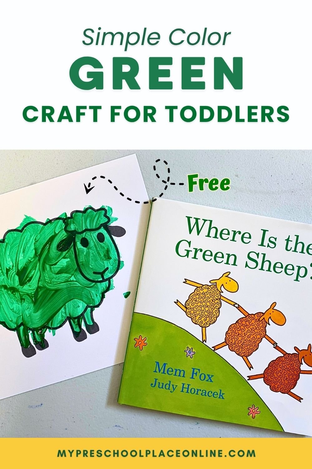 Color Green Activity for Preschoolers [free download] — My Preschool Place