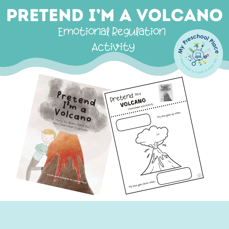 Pretend I’m A Volcano Activity — My Preschool Place